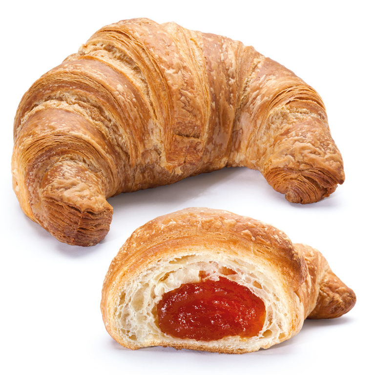 Curved apricot gran croissant - Dolciaria acquaviva